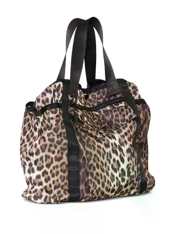 P.a.r.o.s.h Leopard Print Top-handle Tote Bag