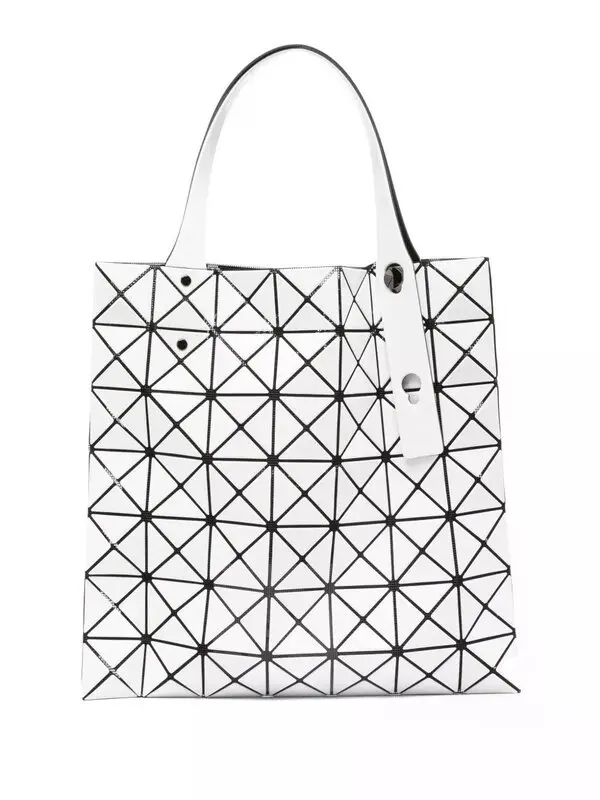 Issey Miyake Prism Geometric-pattern Tote Bag - White