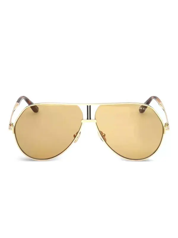 TOM FORD Pilot-frame Sunglasses - Gold