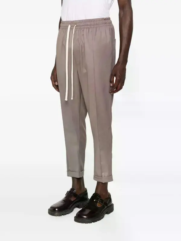 HAMZA Cuffed-hem Trousers