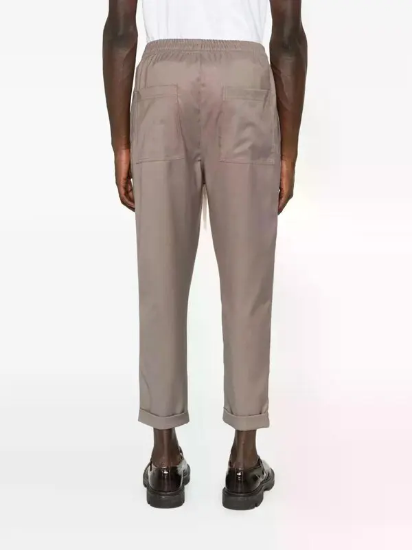 HAMZA Cuffed-hem Trousers