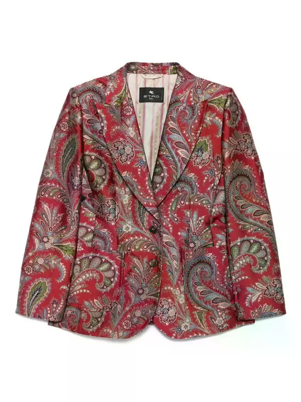 Etro Paisley-pattern Single-breasted Blazer