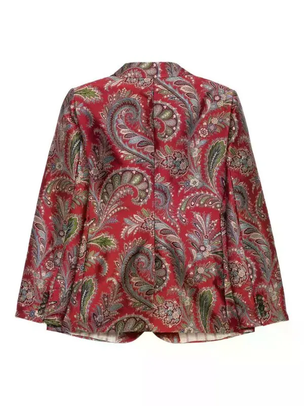 Etro Paisley-pattern Single-breasted Blazer