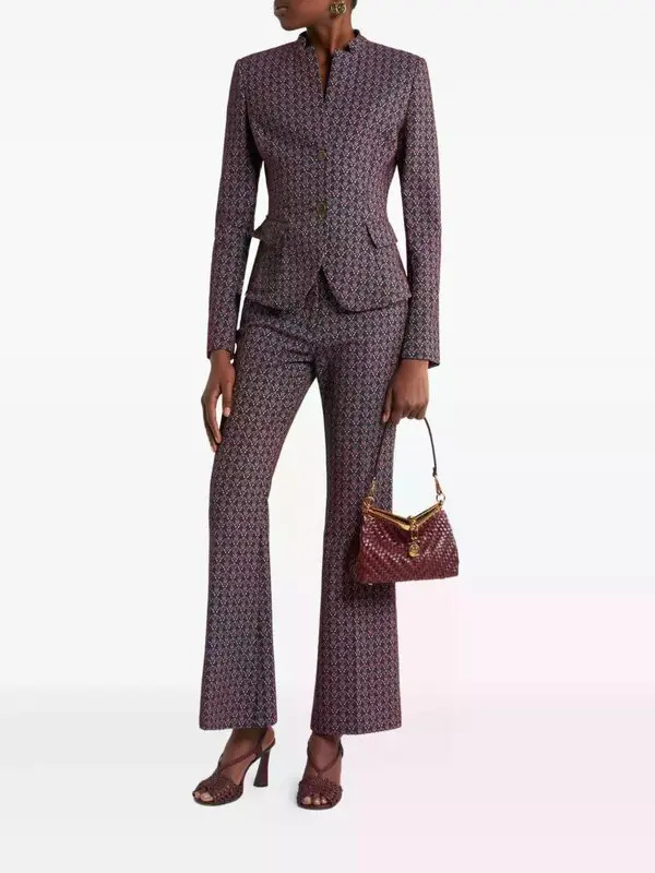 Etro Jacquard Single-breasted Blazer