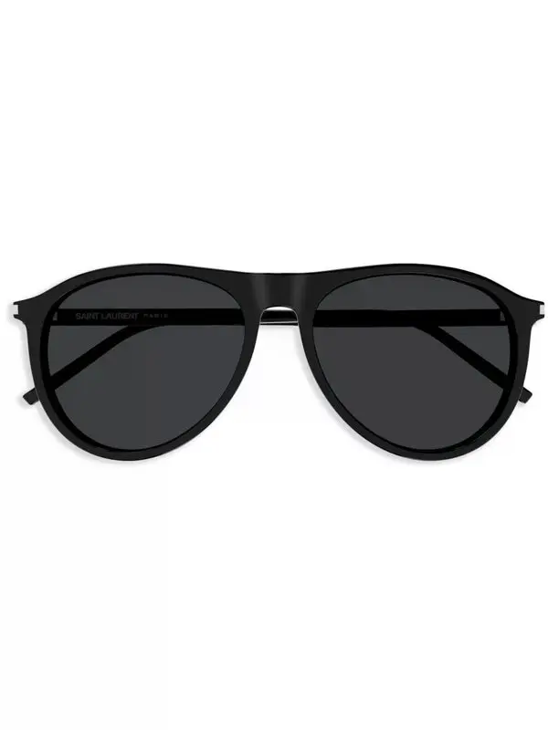 Saint Laurent Pilot-frame Sunglasses - Black