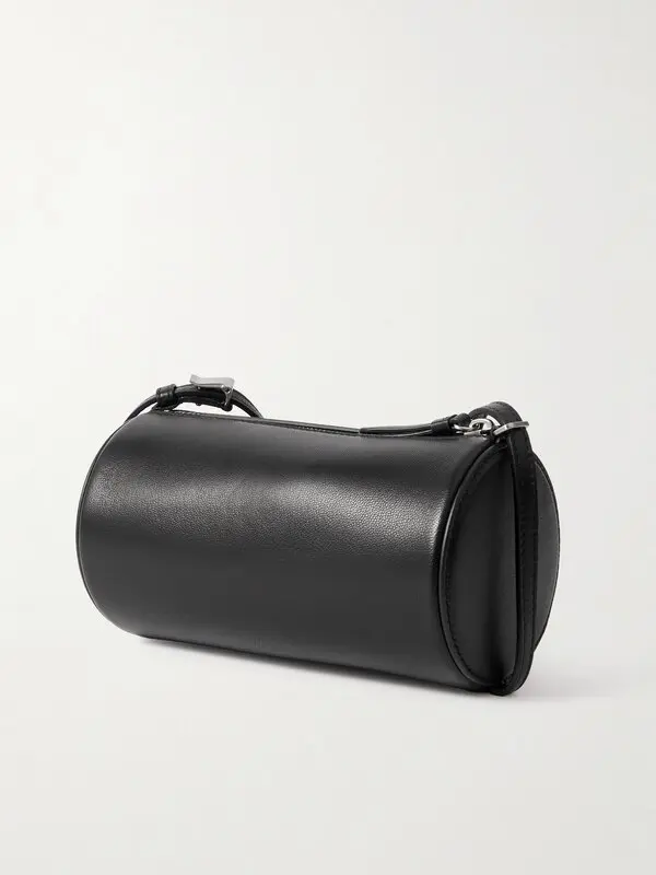 Proenza Schouler Silo Textured-leather Shoulder Bag - Black