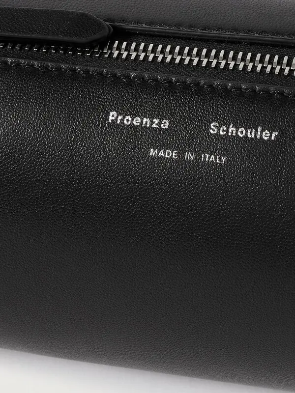 Proenza Schouler Silo Textured-leather Shoulder Bag - Black