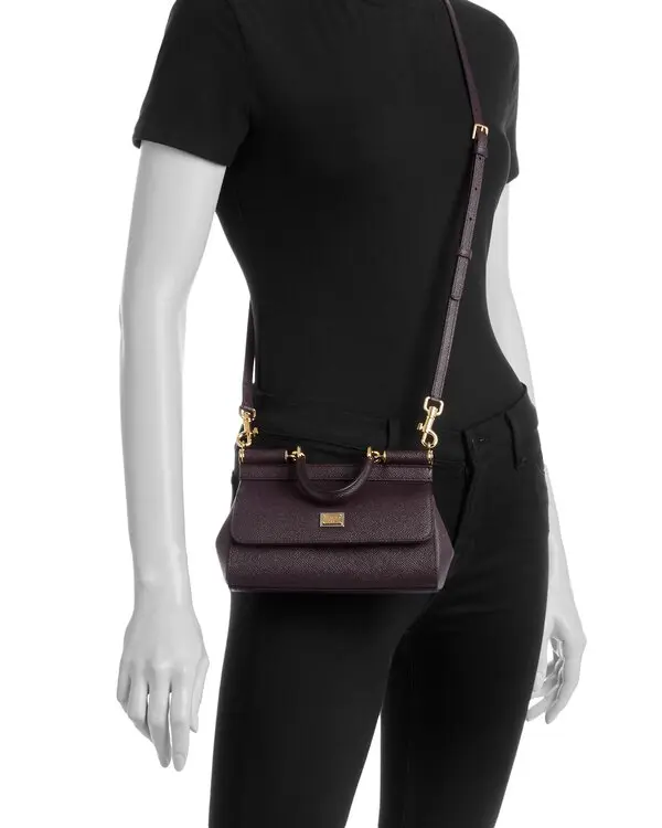 Dolce & Gabbana My Sicily Top Handle Bag - Wine