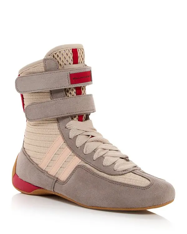 Stella McCartney X Adidas Rasant High-top Sneakers - Brown