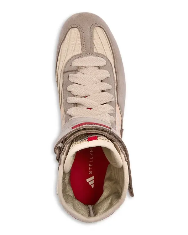 Stella McCartney X Adidas Rasant High-top Sneakers - Brown
