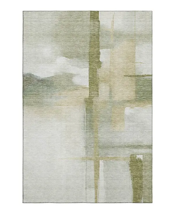DALYN RUG COMPANY Dalyn Ravenna Washable Rn9 Area Rug, 5' X 7'6 - Aloe