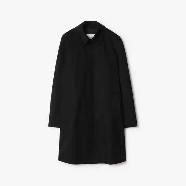 Burberry Mid-length Cashmere Car Coat - Black