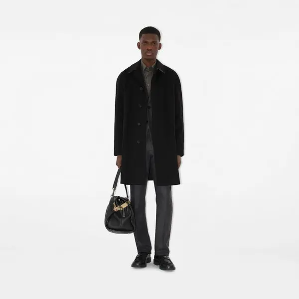 Burberry Mid-length Cashmere Car Coat - Black