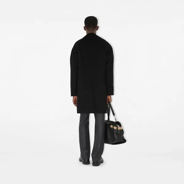 Burberry Mid-length Cashmere Car Coat - Black