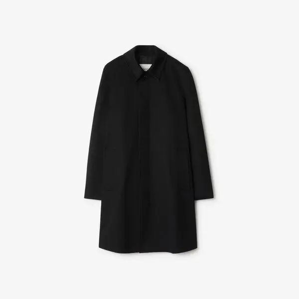 Burberry Mid-length Cashmere Car Coat - Black