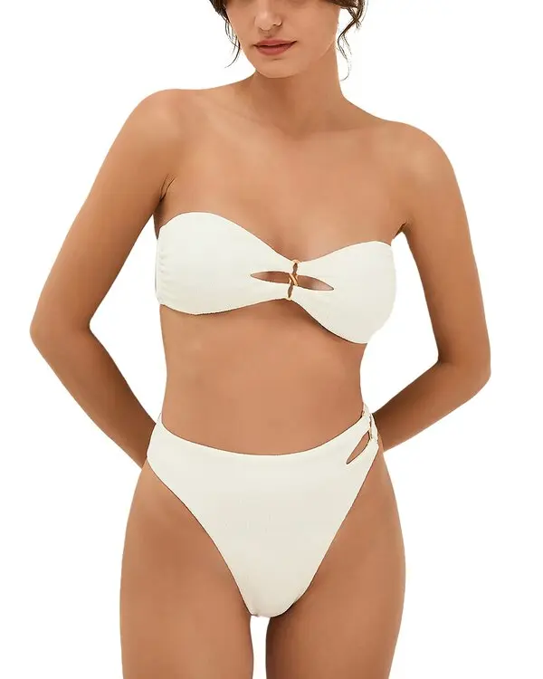 VIX PAULA HERMANNY Solaro Bikini Bottom - White