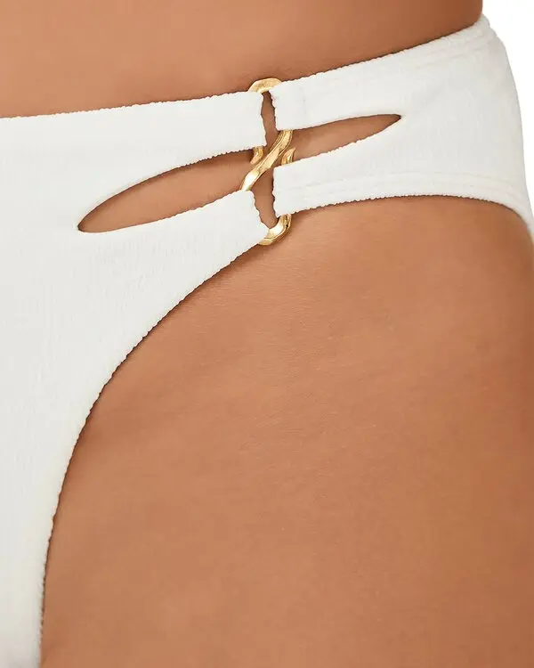 VIX PAULA HERMANNY Solaro Bikini Bottom - White