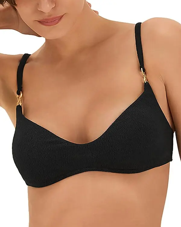 VIX PAULA HERMANNY Solaro Vivian Bikini Top - Black