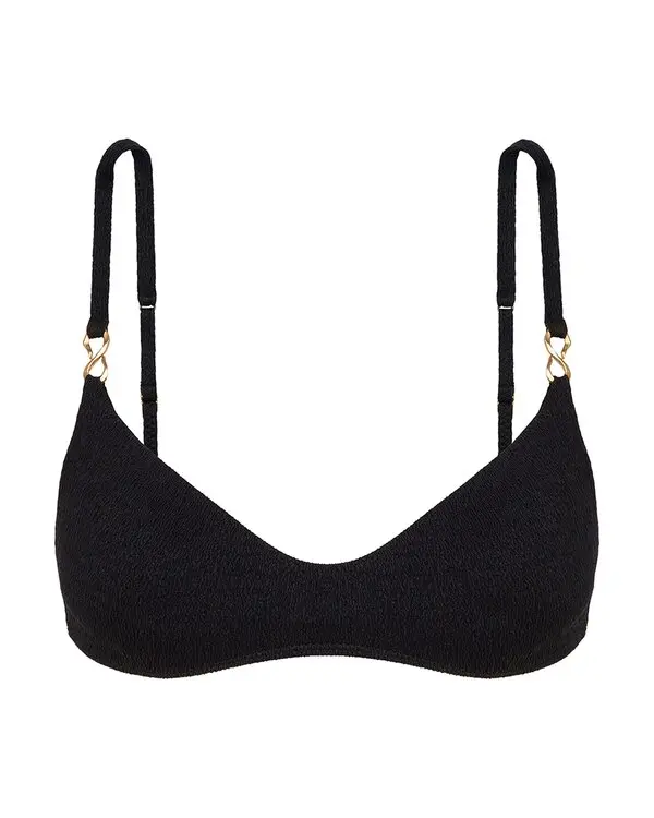 VIX PAULA HERMANNY Solaro Vivian Bikini Top - Black