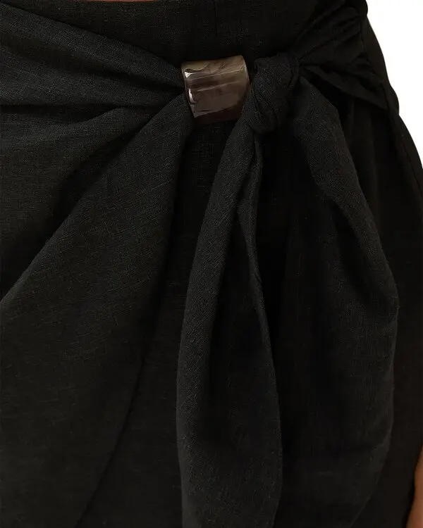 VIX PAULA HERMANNY Luna Mini Skirt - Black
