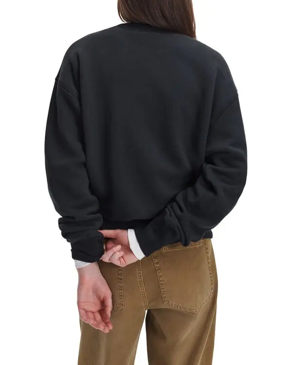 Rag & Bone Rbny Oversized Sweatshirt - Black