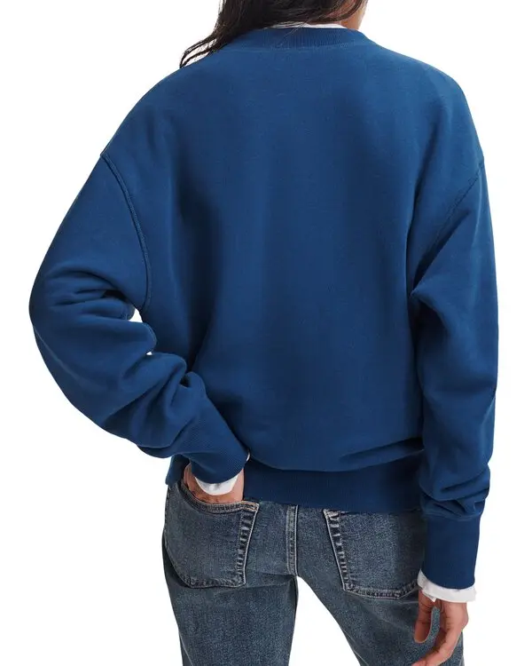 Rag & Bone Rbny Oversized Sweatshirt - Navy