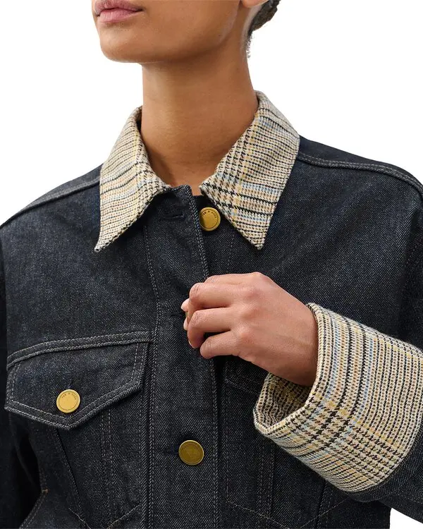Rag & Bone Harriet Denim Trucker Jacket - Twrco
