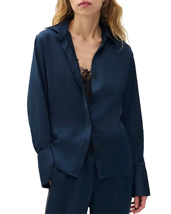 Rag & Bone Venus Blouse In Polyester