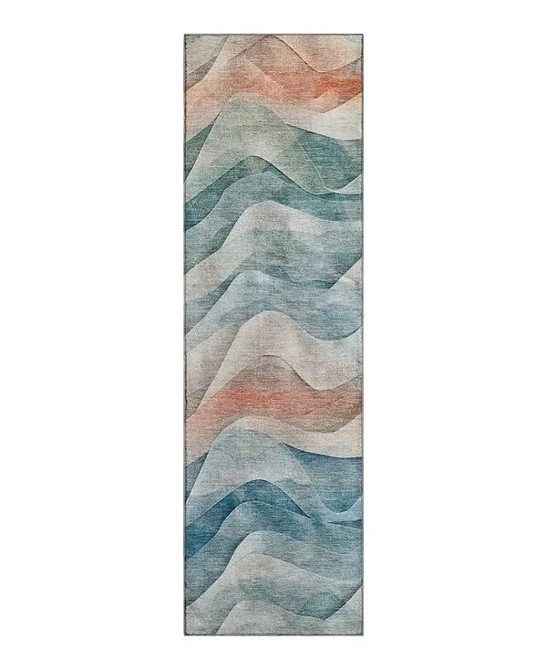 DALYN RUG COMPANY Dalyn Pacifica Pa3 Runner Area Rug, 2'3 X 7'6 - Teal