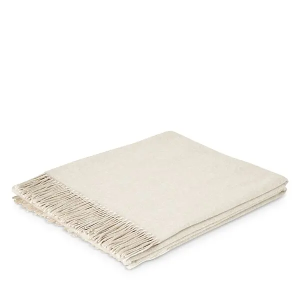 CECCHI E CECCHI Saser Cashmere Throw - Off White
