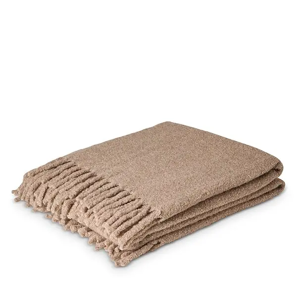 CECCHI E CECCHI Brenta Alpaca Wool Throw - Beige