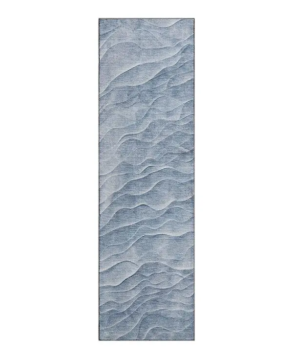 DALYN RUG COMPANY Dalyn Pacifica Pa1 Runner Area Rug, 2'3 X 7'6 - Denim