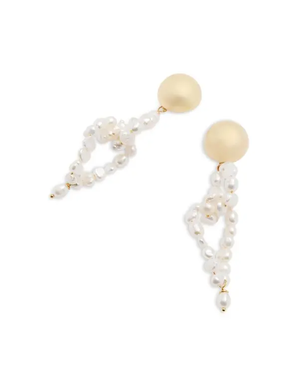 PEARL OCTOPUSS.Y Cultured Freshwater Pearl Grape Earrings