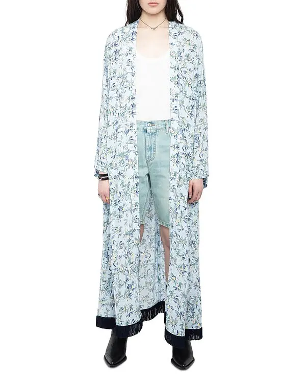 Zadig&Voltaire Long Kimono - Cloud