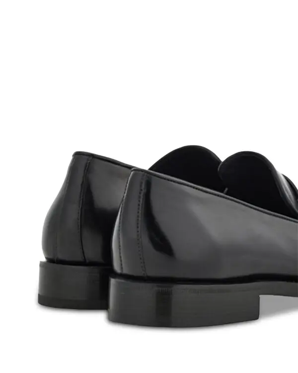 FERRAGAMO Tramezza Penny Loafers - Midnight