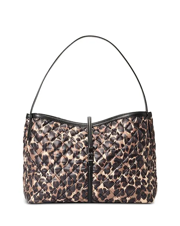 Mz Wallace Astor East West Tote - Leopard/gunmetal