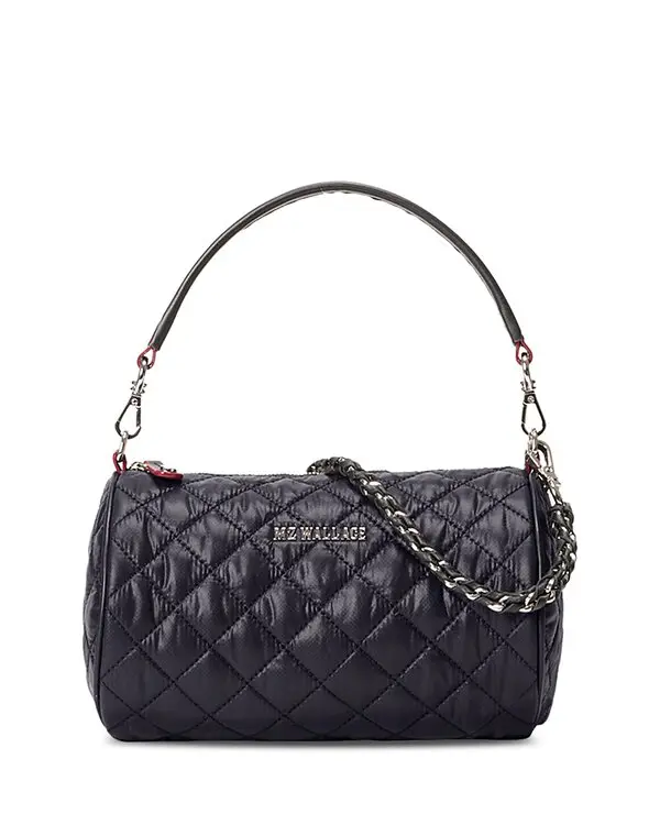 Mz Wallace Crosby Barrel Crossbody - Black