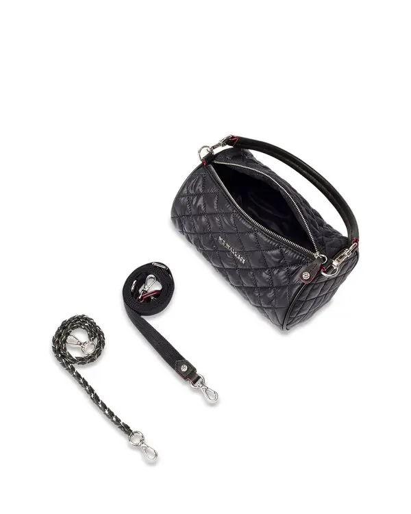 Mz Wallace Crosby Barrel Crossbody - Black