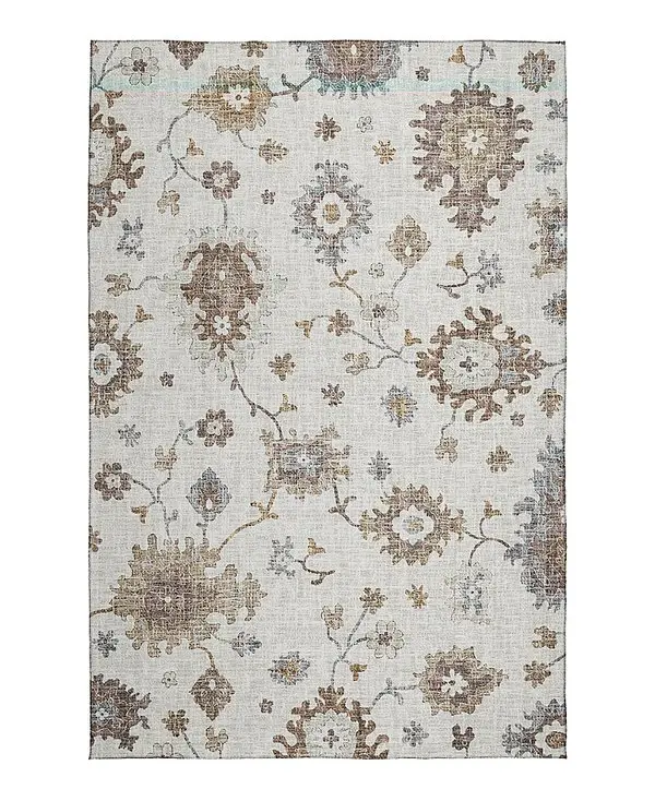 DALYN RUG COMPANY Dalyn Portico Washable Po6 Area Rug, 5' X 7'6 - Ivory
