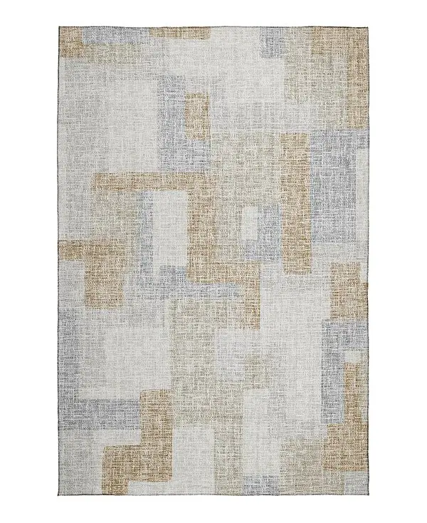 DALYN RUG COMPANY Dalyn Portico Washable Po3 Area Rug, 9' X 12 - Ivory
