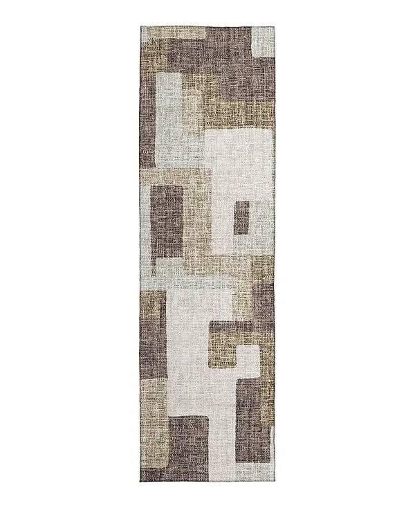 DALYN RUG COMPANY Dalyn Portico Washable Po3 Runner Area Rug, 2'3 X 7'6 - Brown