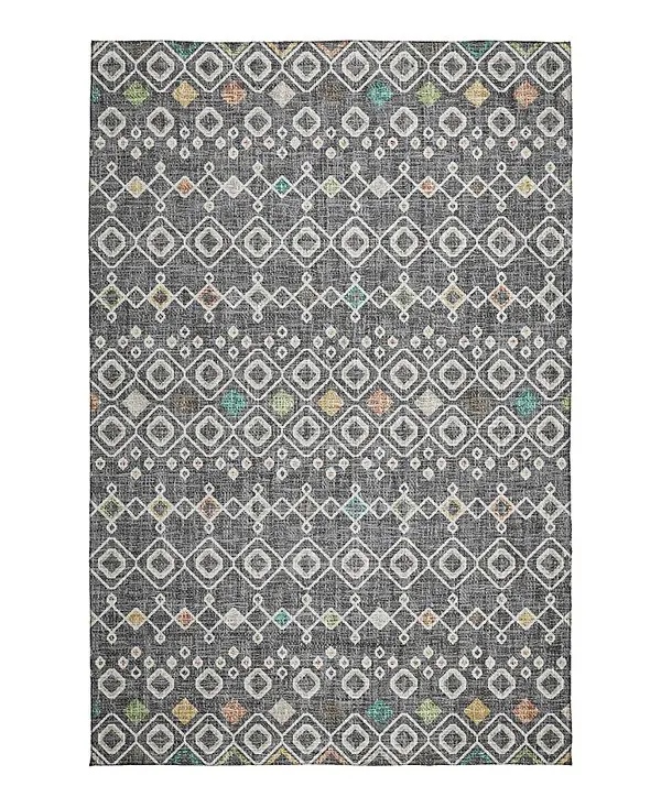 DALYN RUG COMPANY Dalyn Portico Washable Po4 Area Rug, 9' X 12 - Gray