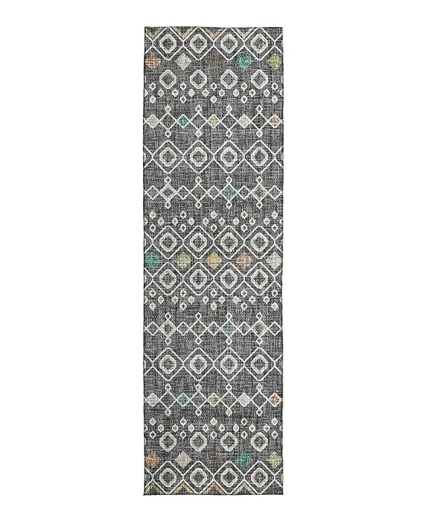 DALYN RUG COMPANY Dalyn Portico Washable Po4 Runner Area Rug, 2'3 X 7'6 - Gray