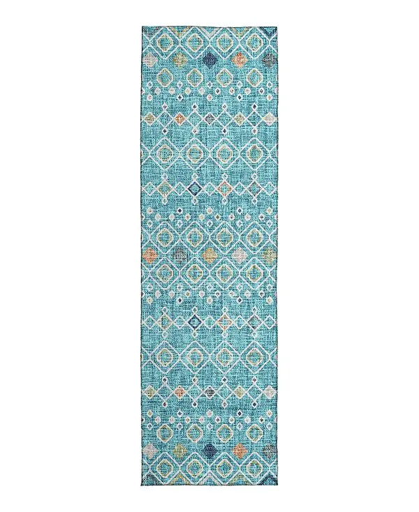 DALYN RUG COMPANY Dalyn Portico Washable Po4 Runner Area Rug, 2'3 X 7'6 - Teal