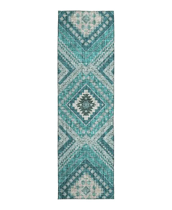 DALYN RUG COMPANY Dalyn Portico Washable Po5 Runner Area Rug, 2'3 X 7'6 - Teal