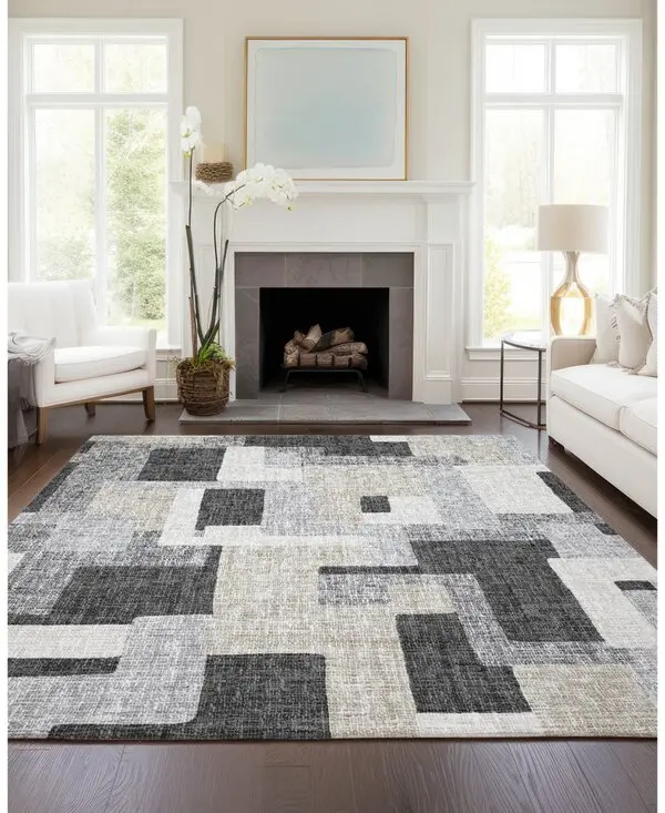 DALYN RUG COMPANY Dalyn Portico Washable Po3 Area Rug, 2'6 X 3'10