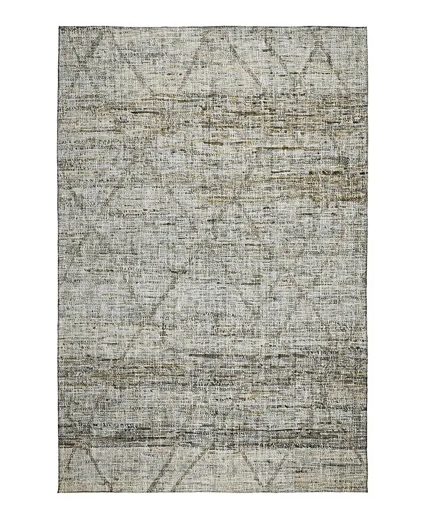 DALYN RUG COMPANY Dalyn Portico Washable Po1 Area Rug, 3' X 5 - Pewter