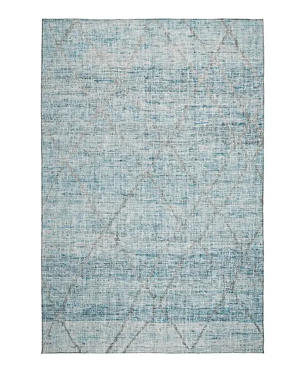 DALYN RUG COMPANY Dalyn Portico Washable Po1 Area Rug, 3' X 5 - Teal