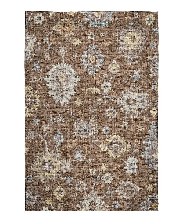 DALYN RUG COMPANY Dalyn Portico Washable Po6 Area Rug, 3' X 5 - Chocolate