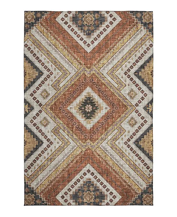 DALYN RUG COMPANY Dalyn Portico Washable Po5 Area Rug, 5' X 7'6 - Copper